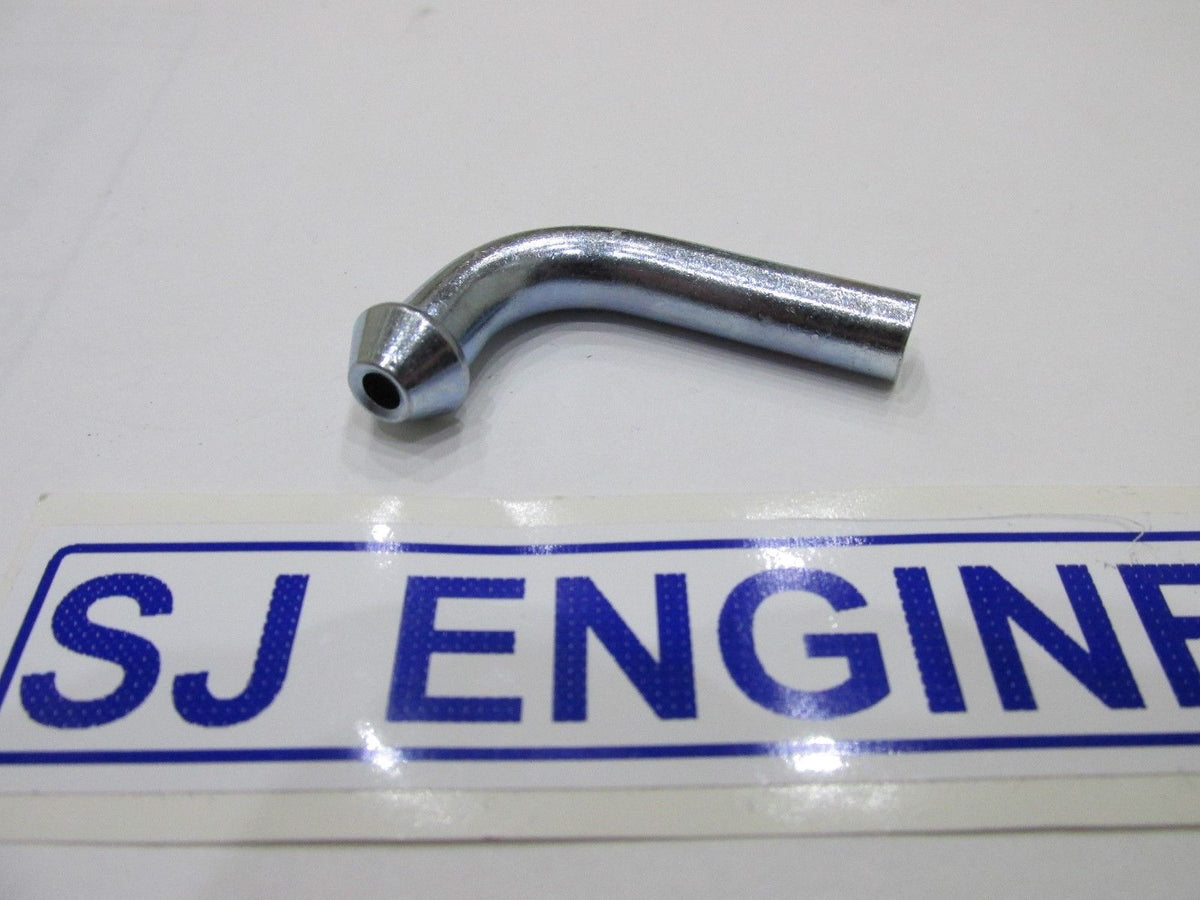 TRIUMPH BSA BIKE 90 DEGREE 5/16" 8mm HOSE ELBOW FUEL OIL PIPE SPIGOT 8 ...