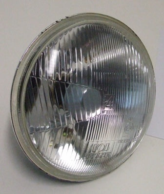 BSA NORTON TRIUMPH ETC UNIVERSAL DURITE 7" HEADLIGHT BEAM UNIT HALOGEN ...