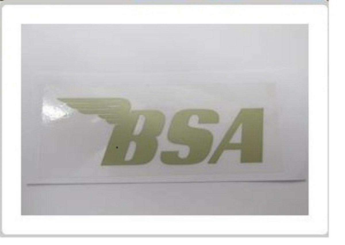 BSA TRANSFER STICKER DECAL GOLD WD B40 ETC – SJ Motorcycle Engineering